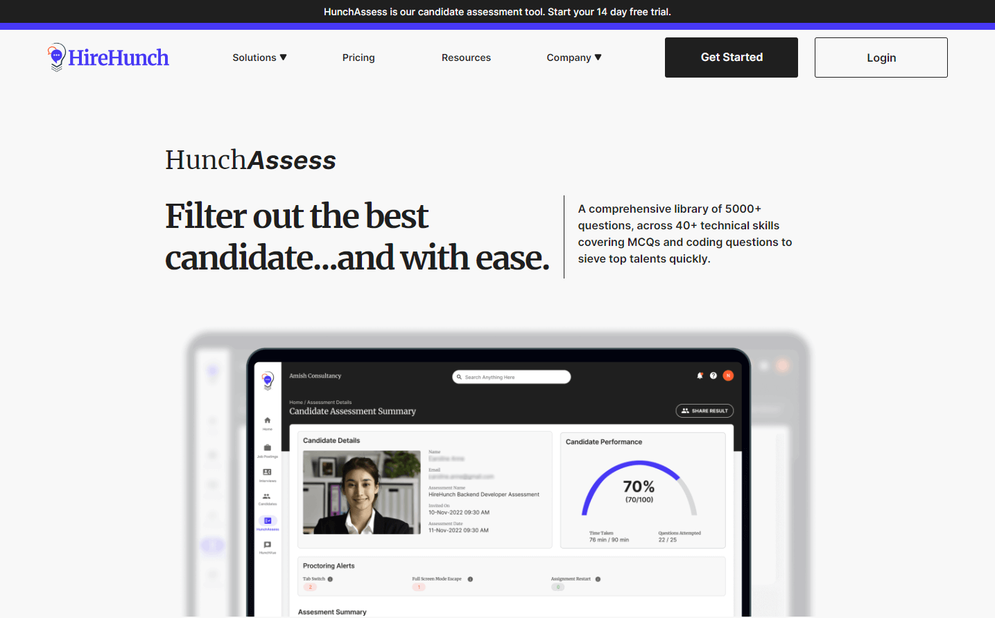 Hire the Best Candidates With Our Skill Assessment Tool | HireHunch